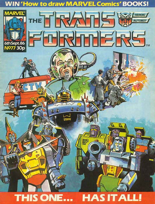 The UK Transformers comics - late 1986